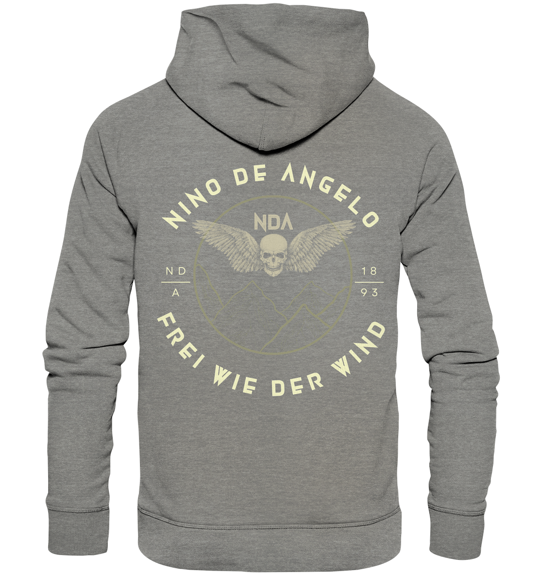 Unisex Organic Hoodie | Frei wie der Wind - Nino de Angelo – Nino De ...