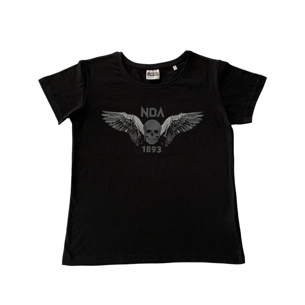 Damen T-Shirt | NDA | kurzarm schwarz – Nino De Angelo Merchandise