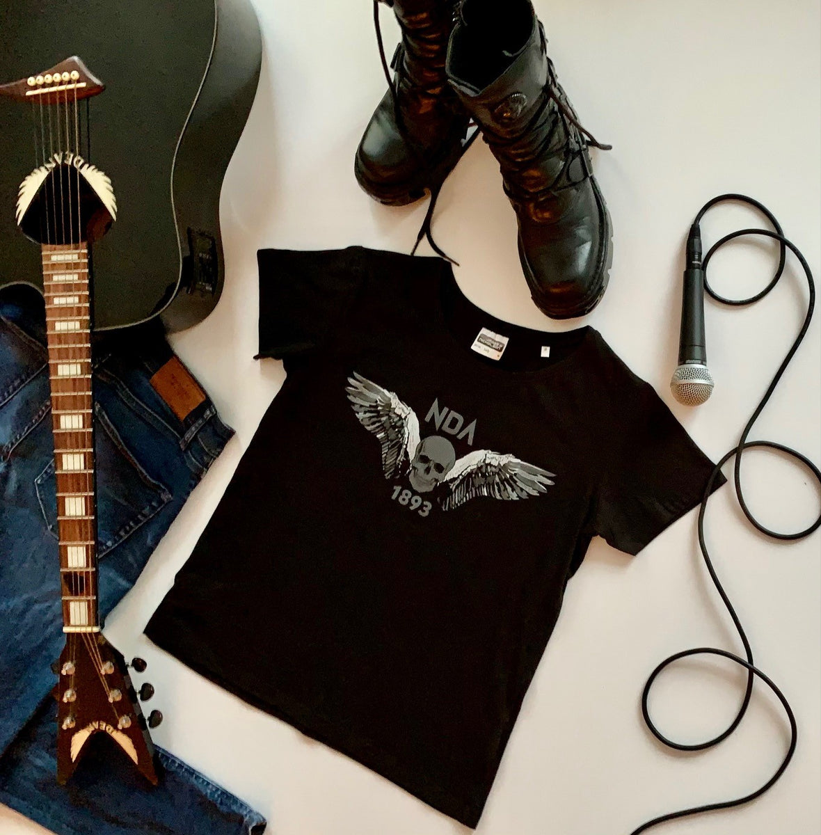 Herren T-Shirt | NDA | kurzarm schwarz – Nino De Angelo Merchandise